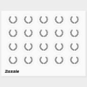 Laurel Wreath Stickers | Zazzle