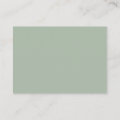 Lauren Sage Green Monogram Elegant Wedding Note Card | Zazzle