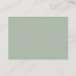 Lauren Sage Green Monogram Elegant Wedding Note Card | Zazzle