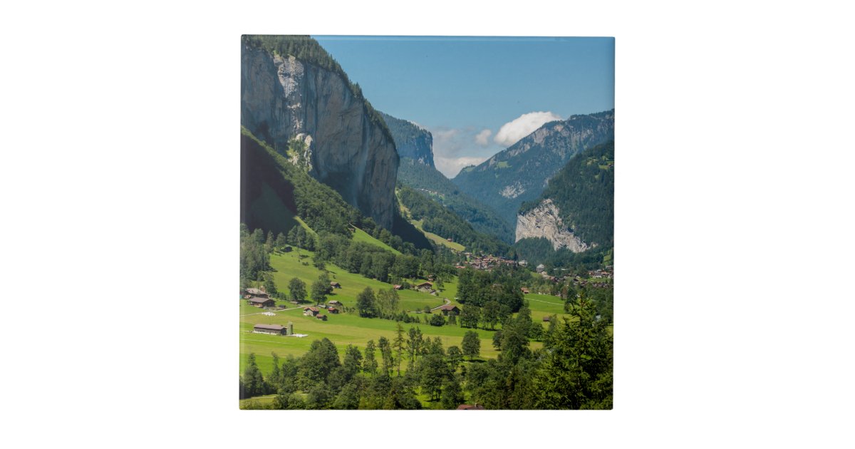 Lauterbrunnen - Bernese Alps - Switzerland Ceramic Tile | Zazzle