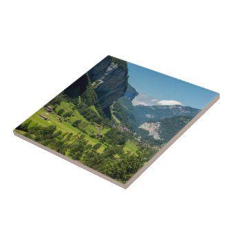 Lauterbrunnen - Bernese Alps - Switzerland Ceramic Tile | Zazzle