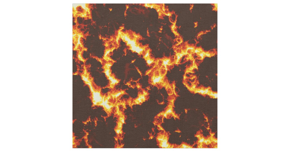 Lava Fabric | Zazzle