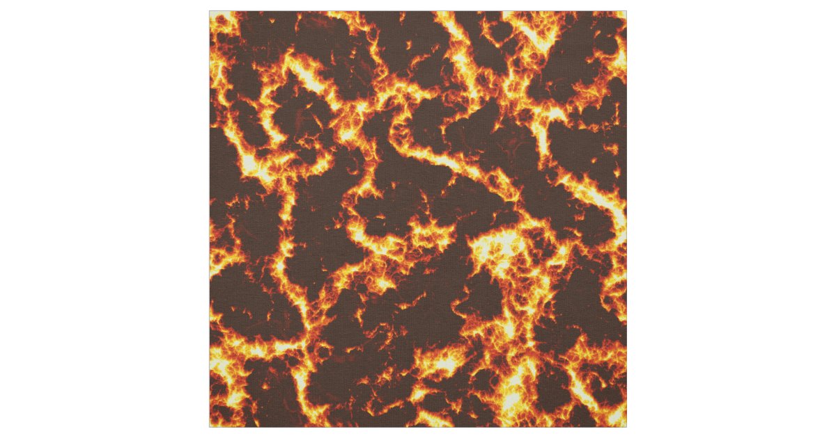 Lava Fabric | Zazzle