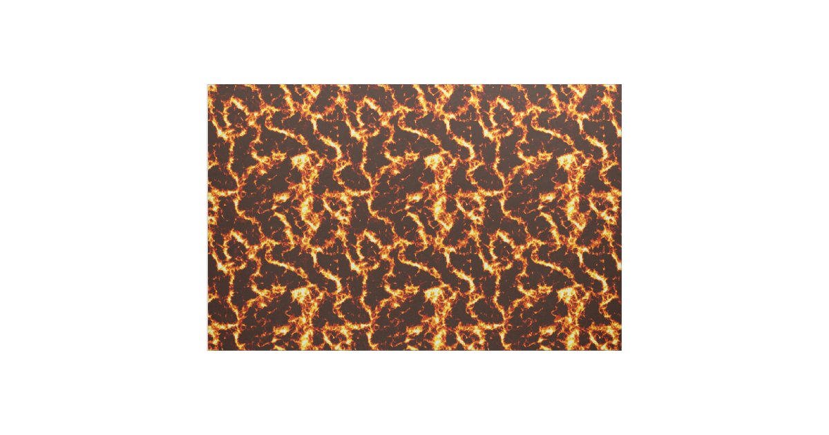 Lava Fabric | Zazzle