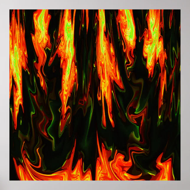 Lava Flames..... Poster | Zazzle