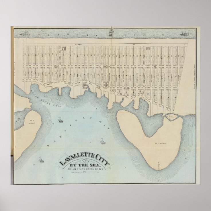 Lavallette City by the Sea, Squan Beach, NJ Poster | Zazzle