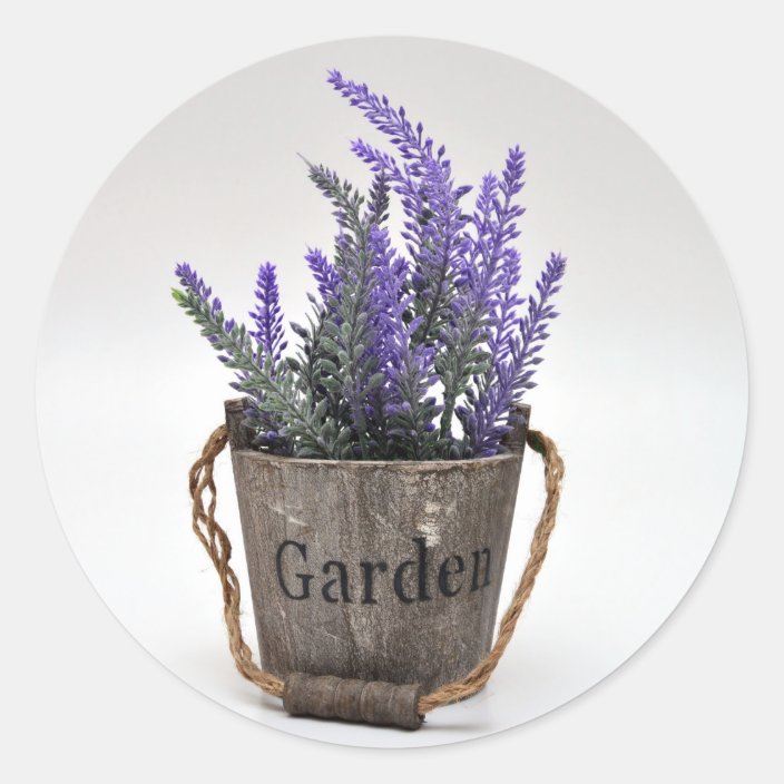 lavander classic round sticker | Zazzle.com