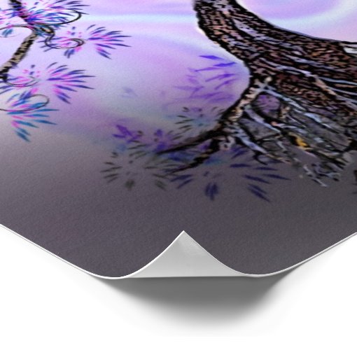 Lavendar Tree of Life Poster | Zazzle