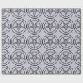 Lavender Baphomet Pentagram Satanic Wrapping Paper | Zazzle