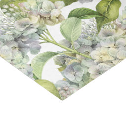 Lavender Blue Hydrangea Floral Tissue Paper | Zazzle