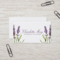 lavender Business Card | Zazzle