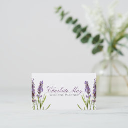 lavender Business Card | Zazzle