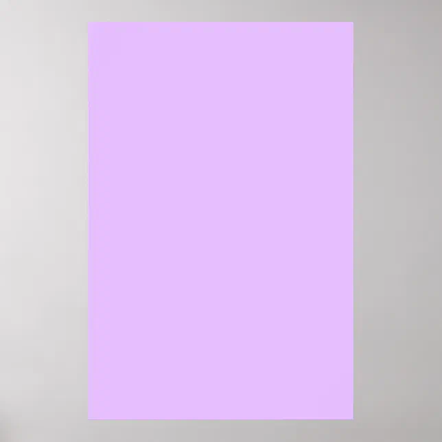 Lavender Color Poster | Zazzle
