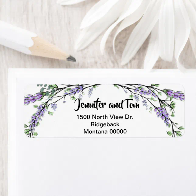 Lavender Eucalyptus Label | Zazzle