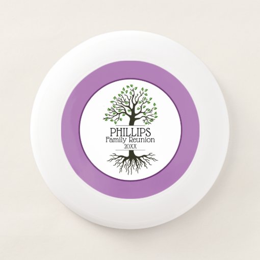 Lavender Family Tree Family Reunion Wham-O Frisbee | Zazzle