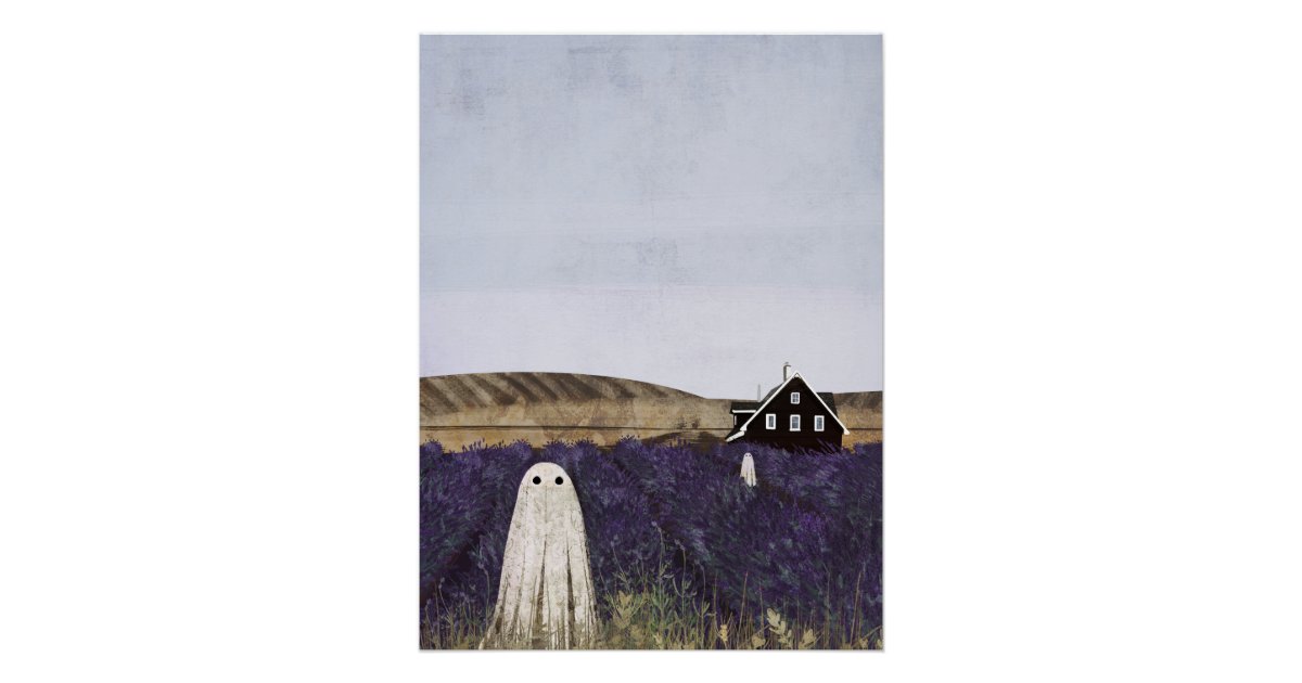 Lavender Ghost Poster | Zazzle