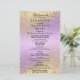 Lavender & Gold Glitter - Program | Zazzle