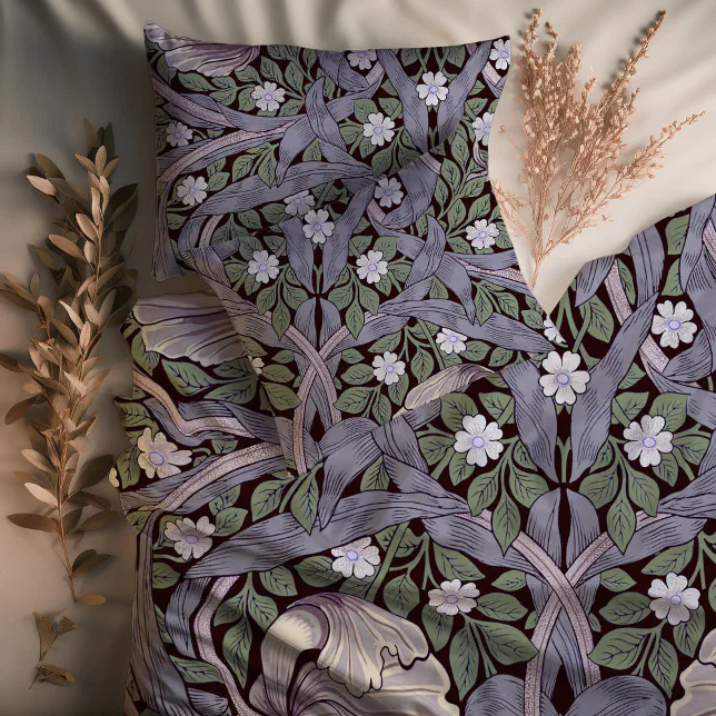 Lavender Green Pimpernel Vintage William Morris Duvet Cover | Zazzle
