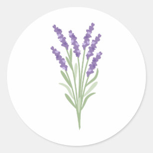 Lavender Stickers & Sticker Designs | Zazzle