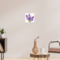 Lavender Hyacinth Flower Art Print Poster | Zazzle