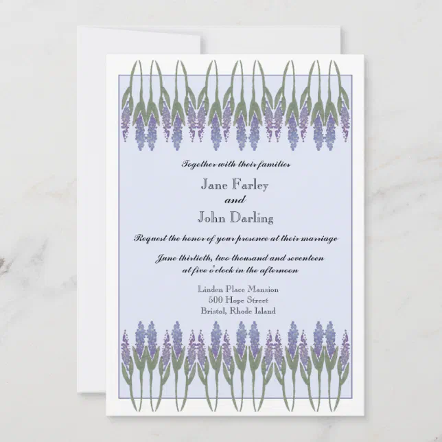 Lavender Invitation | Zazzle