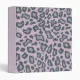 Lavender Leopard Print Binder | Zazzle