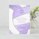 Lavender lilac purple volleyball girls birthday invitation | Zazzle