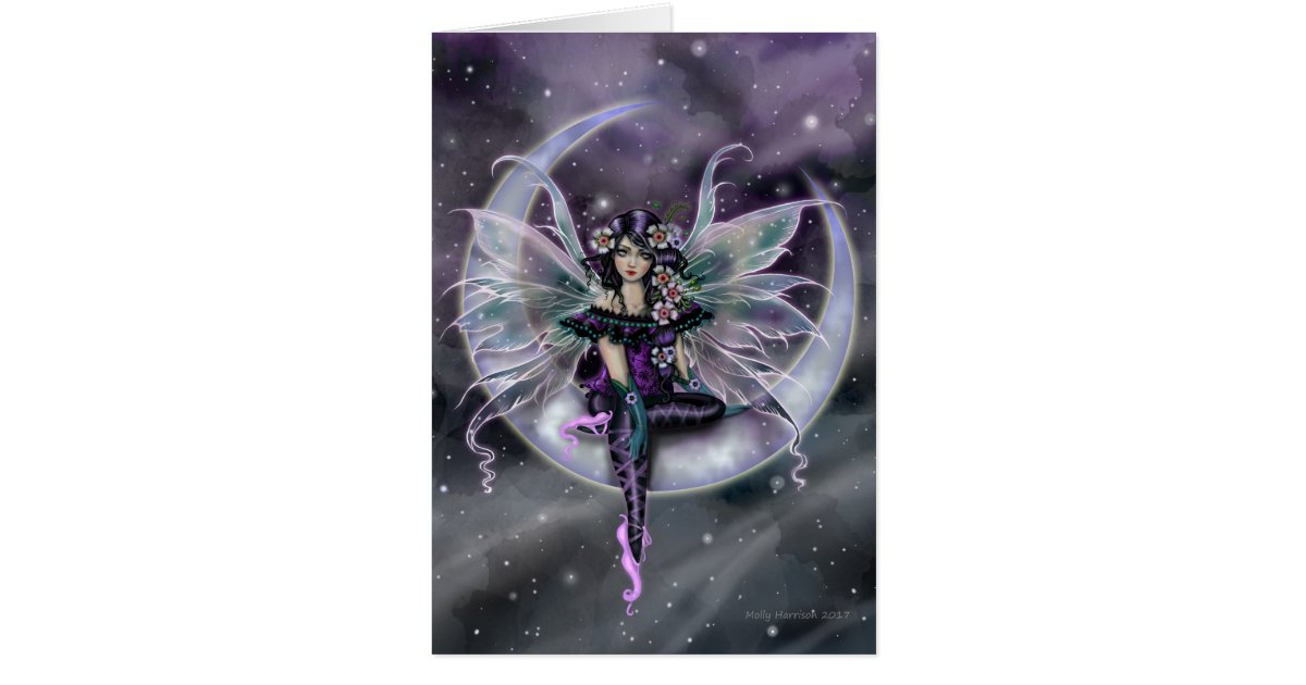 Lavender Moon Fairy Fantasy Art by Molly Harrison | Zazzle