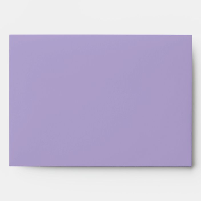 Lavender Purple Blank Customizable Envelope | Zazzle.com