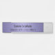 Lavender Purple Metallic Personalized Name Plate | Zazzle