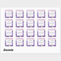Lavender Scent Candle Label Sticker | Zazzle
