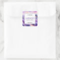 Lavender Scent Candle Label Sticker | Zazzle