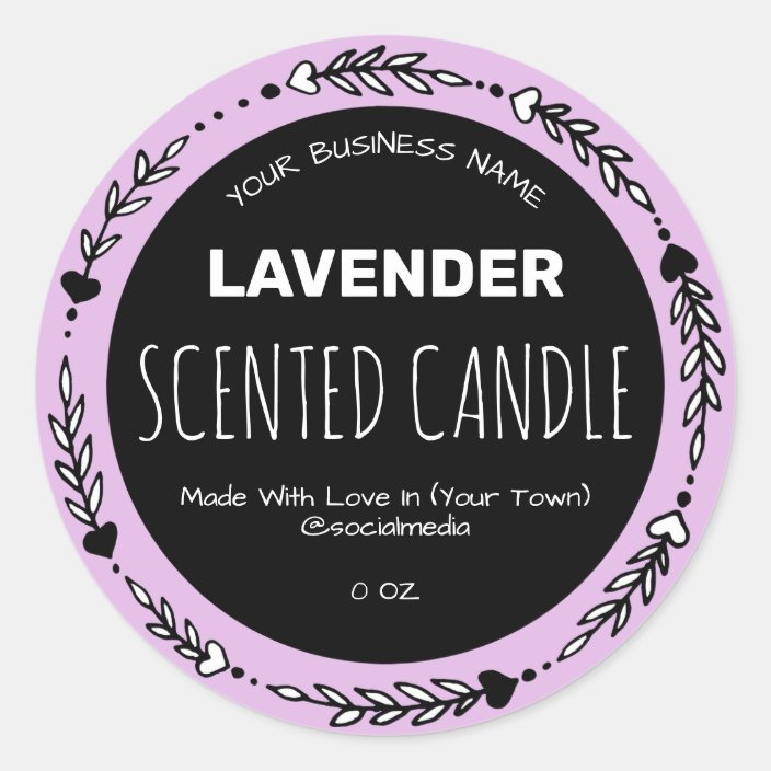 Lavender Scented Product Labels | Zazzle.com