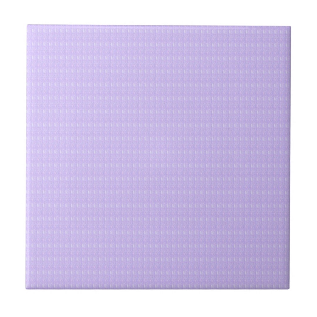 Lavender Solid with Texture Print Tile | Zazzle