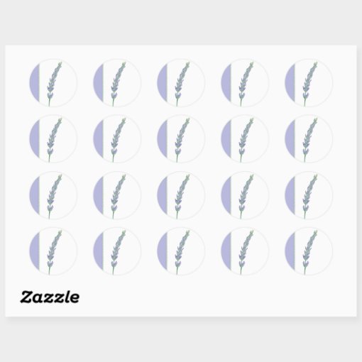 Lavender Sprig Sticker | Zazzle