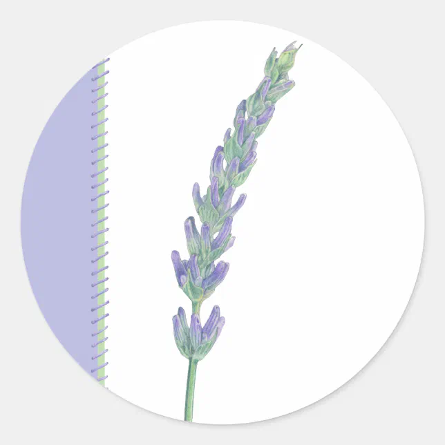 Lavender Sprig Sticker | Zazzle