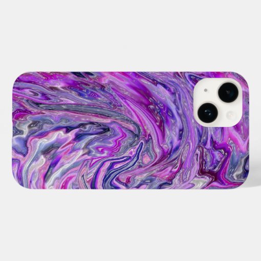 Lavender Wave Abstract Art iPhone case | Zazzle