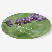 Lavender Wedding Custom paper plates | Zazzle