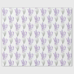 Lavender Wrapping Paper | Zazzle