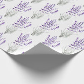Lavender Wrapping Paper | Zazzle