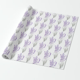 Lavender Wrapping Paper | Zazzle