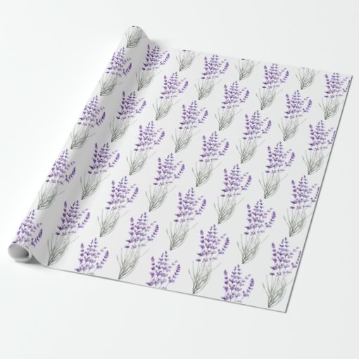 Lavender Wrapping Paper | Zazzle