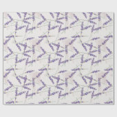 Lavender Wrapping Paper | Zazzle