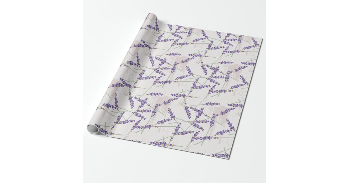 Lavender Wrapping Paper | Zazzle