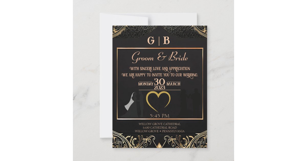 Lavish Royal Wedding Invitation | Zazzle