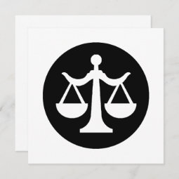 Law Card / Invitation | Zazzle