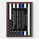 Law Enforcement Custom Police Officer Retirement Award Plaque | Zazzle