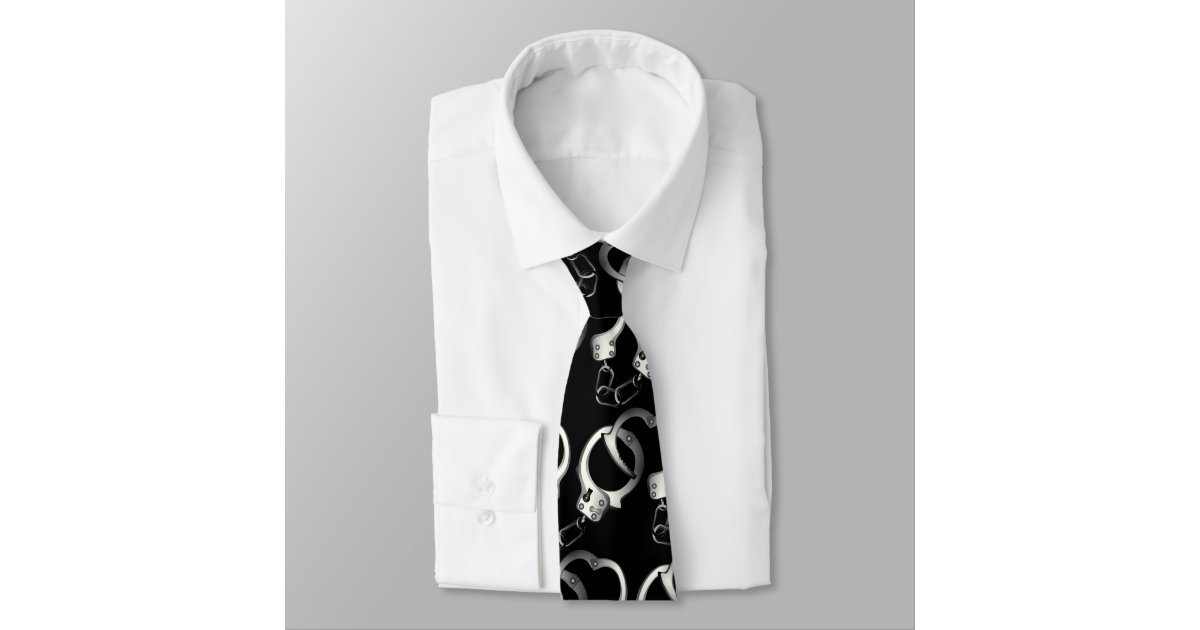 Law Enforcement Handcuff Tie | Zazzle