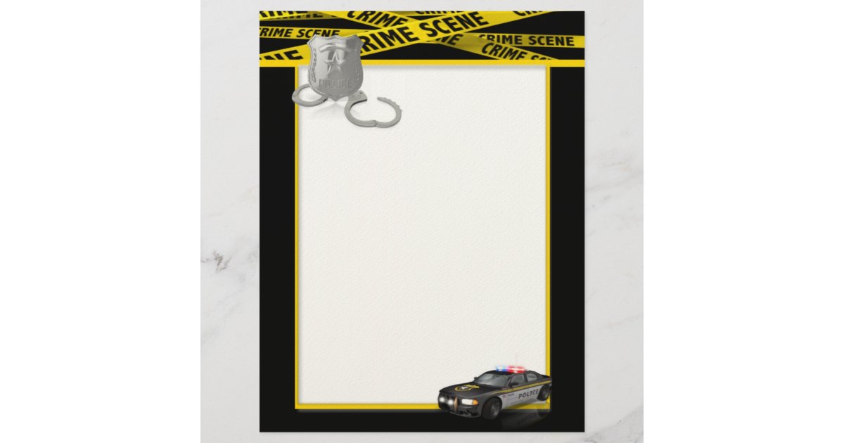 Law Enforcement Letterhead | Zazzle