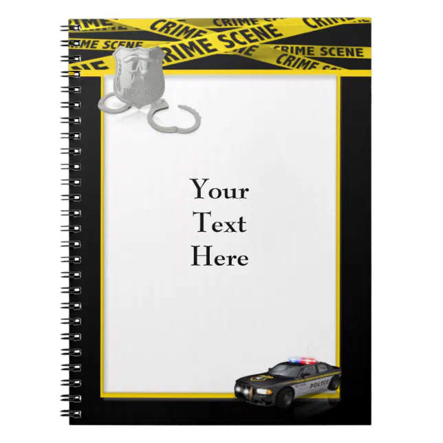 Law Enforcement Notebook | Zazzle
